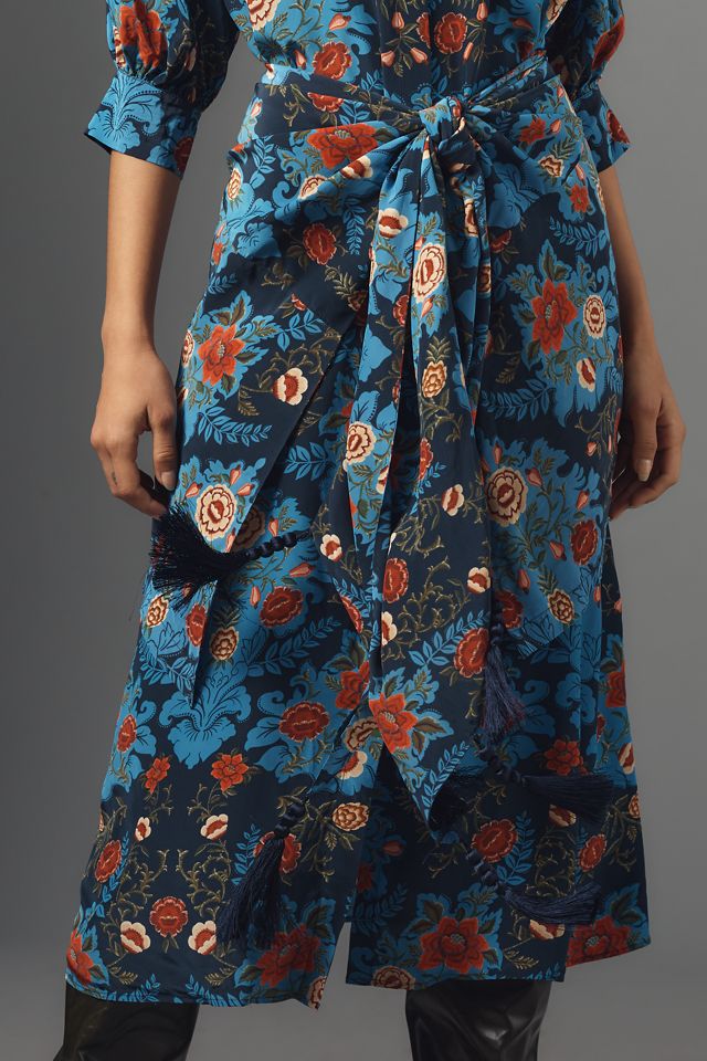 Farm Rio Arabesque Floral Midi Dress | Anthropologie