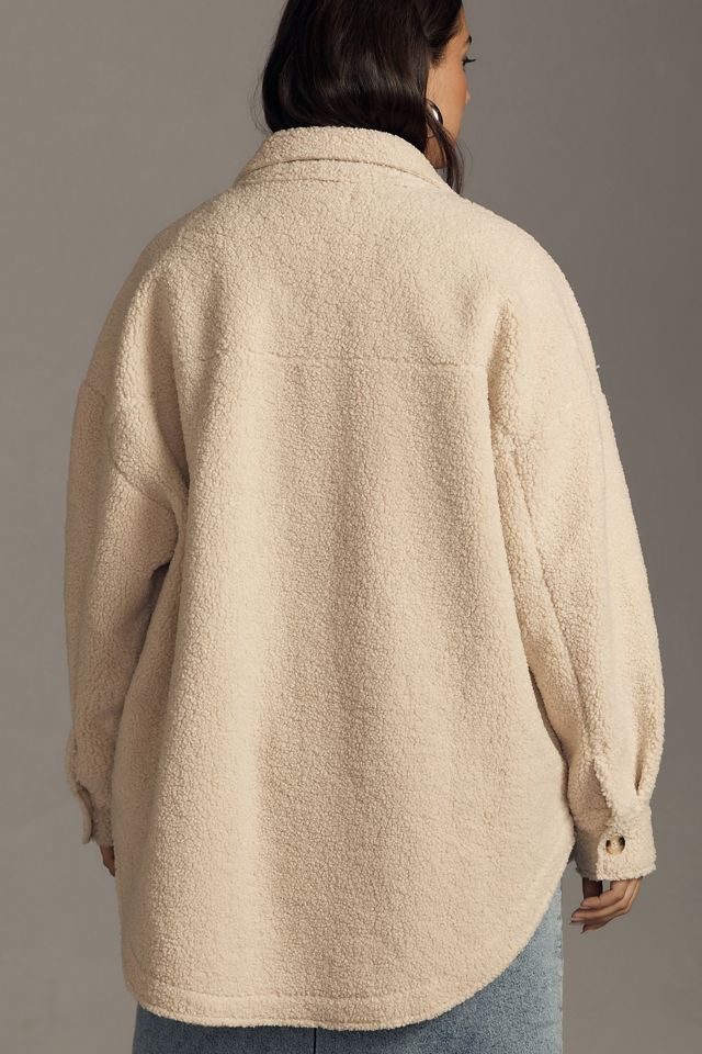 Good American Sherpa Shacket | Anthropologie