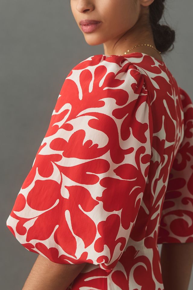 RHODE Ina Midi Dress | Anthropologie