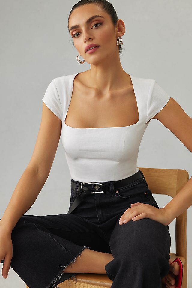 Reformation Cora Linen Top | Anthropologie Reformation Cora Linen Top | Anthropologie