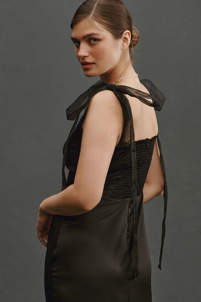 Reformation Kacia Satin Maxi Dress | Anthropologie