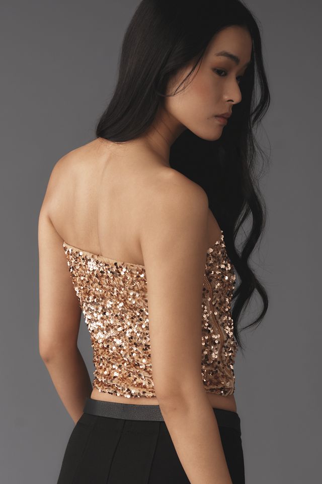 By Anthropologie Sequin Tube Top | Anthropologie