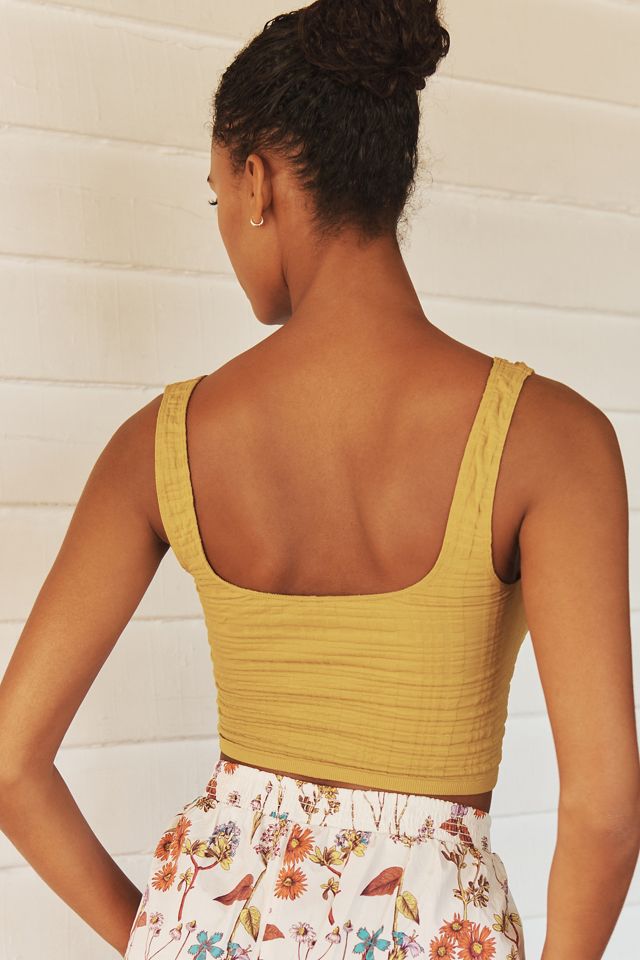 The Hannah Seamless Textured Tank Top: Plaid Edition | Anthropologie UK