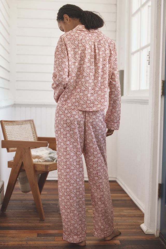RIXO Austin Two-Piece Long-Sleeve Pajama Set | Anthropologie