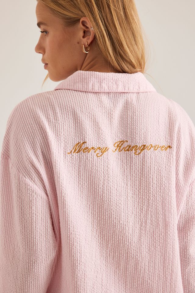 Anna + Nina Merry Hangover Pyjama Set | Anthropologie UK