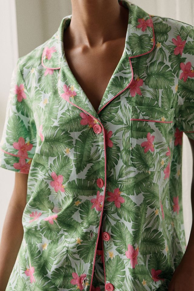 BedHead PJs Monstera Bloom Pajama Set | Anthropologie