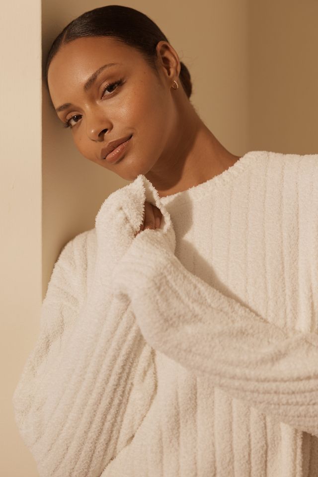 UGG® RIz Long-Sleeve Ribbed Knit Pullover Top | Anthropologie