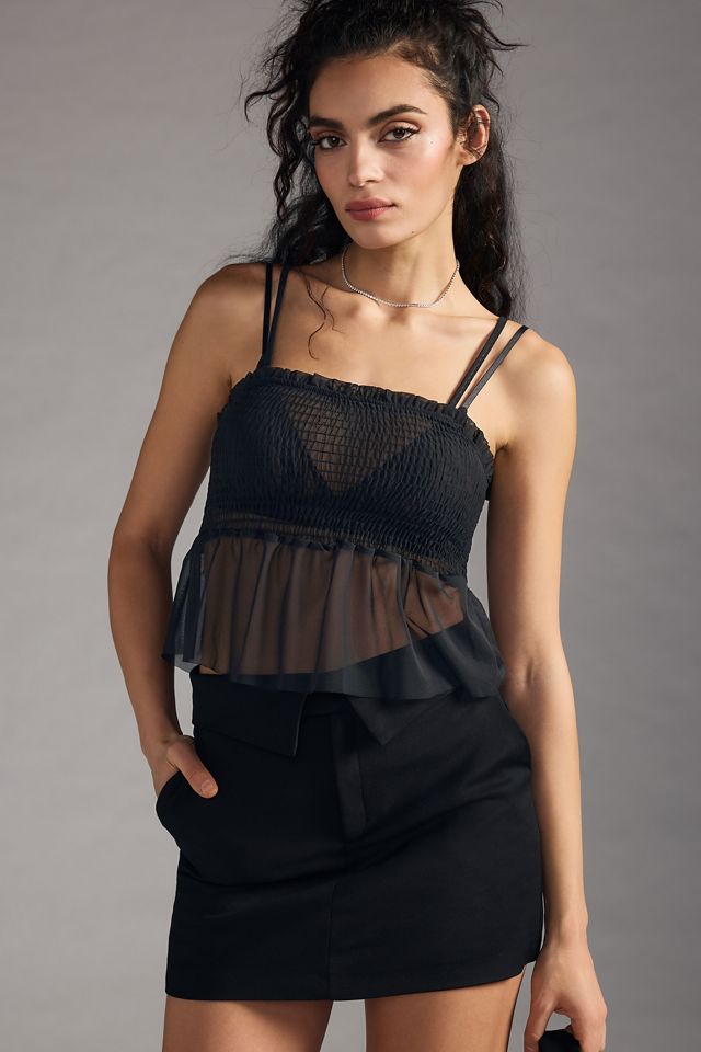 By Anthropologie Tiered Tulle Sleep Cami | Anthropologie