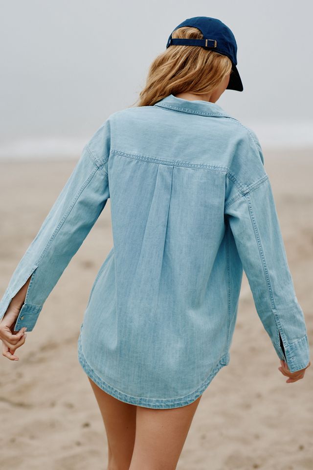 Beach Riot Coramine Denim Buttondown Shirt | Anthropologie