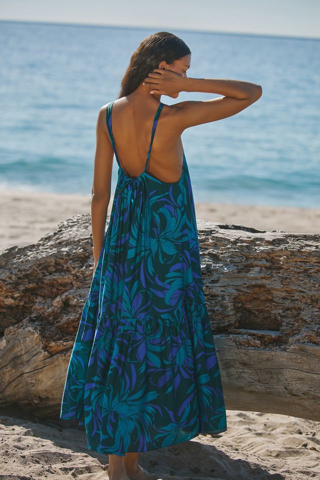 JETS Queen of the Night Halter Dress | Anthropologie