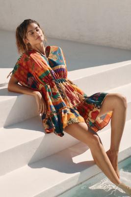 Farm Rio Printed Cover-Up Dress | Anthropologie