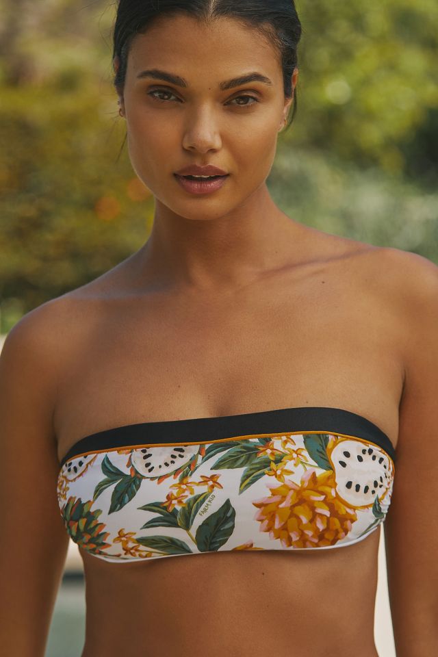 Farm Rio Busti Bandeau Bikini Top Anthropologie