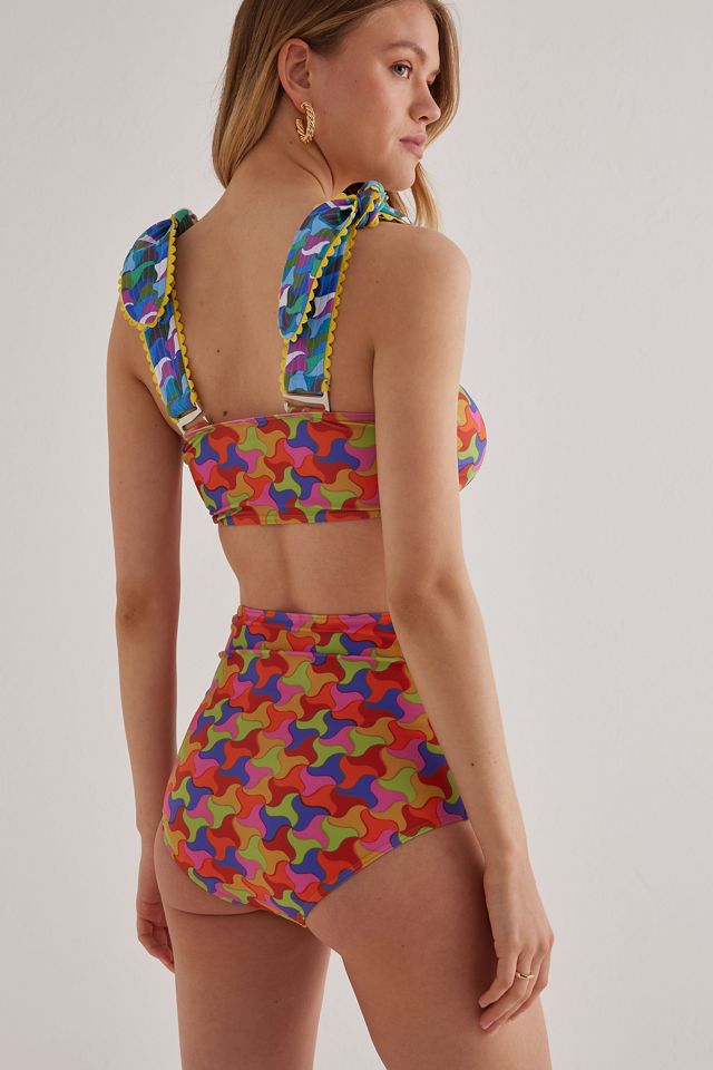 Celia B Granita Patterned Bikini Set | Anthropologie UK