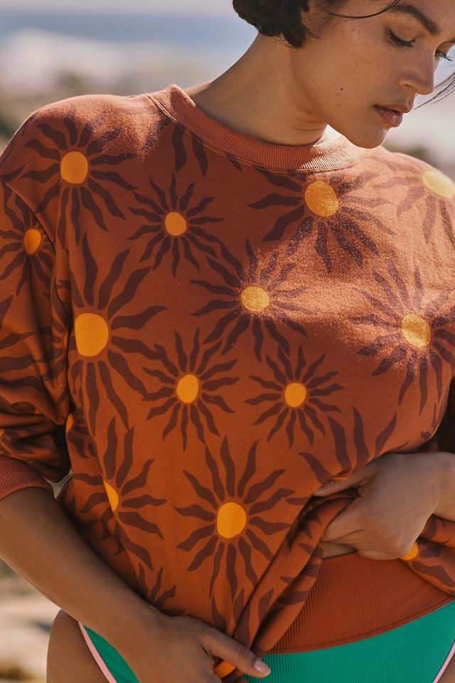 Beach Riot x Anthropologie Dawn Pullover Sweatshirt | Anthropologie