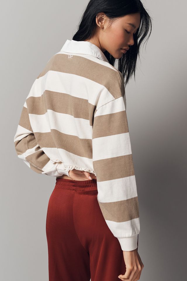 The Upside Duke Crop Polo Top | Anthropologie