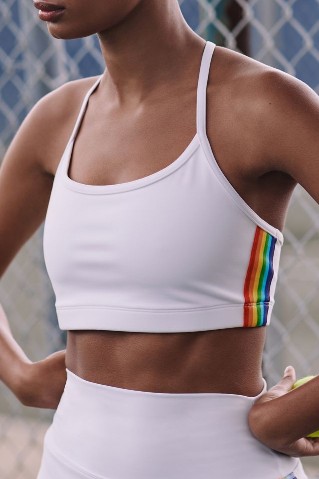 Spiritual Gangster Rainbow T-Back Bra | Anthropologie