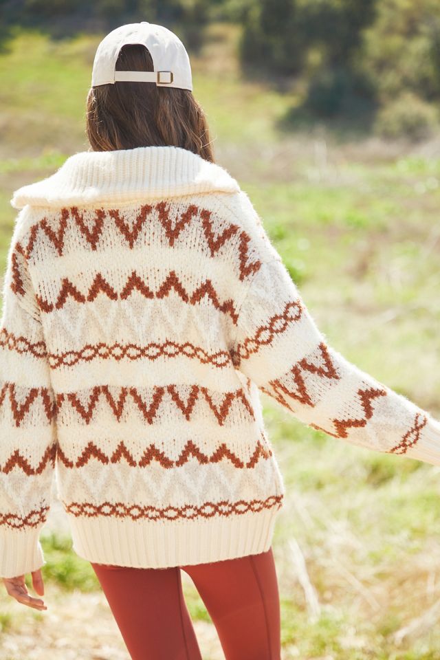 Varley Brooke Fairisle Cardigan Sweater | Anthropologie