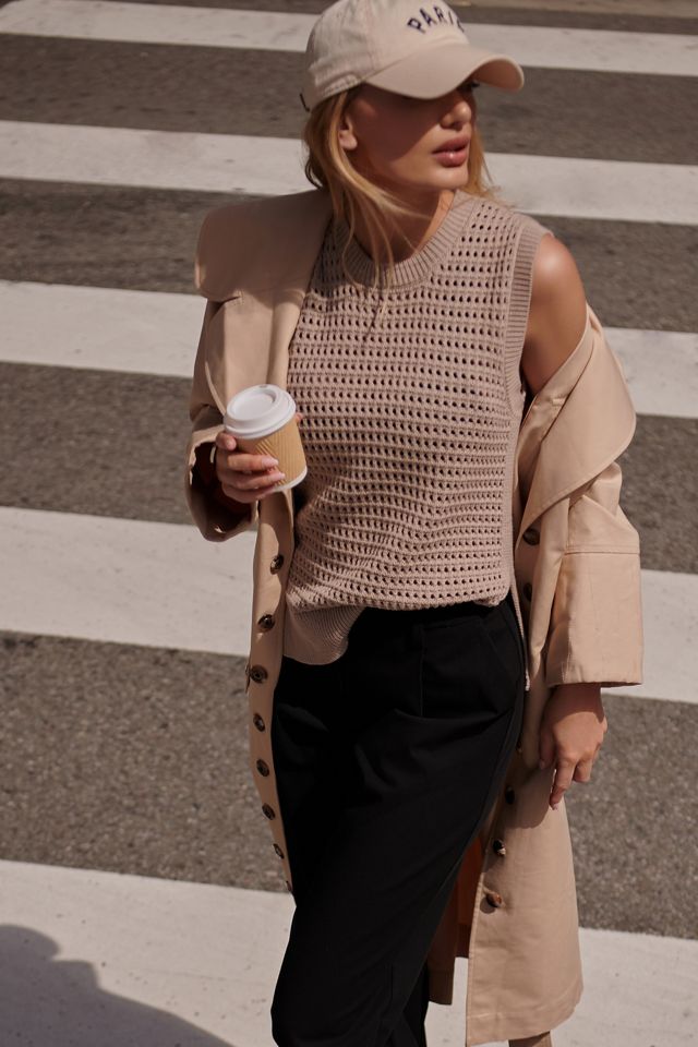 Varley Darin Longline Sweater Vest | Anthropologie