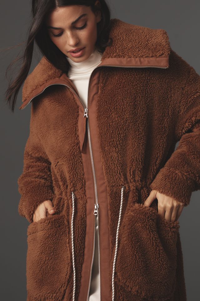 Varley Logan Sherpa Coat | Anthropologie