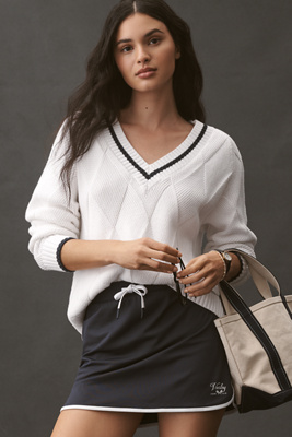 Varley Ray Diamond V-Neck Sweater | Anthropologie