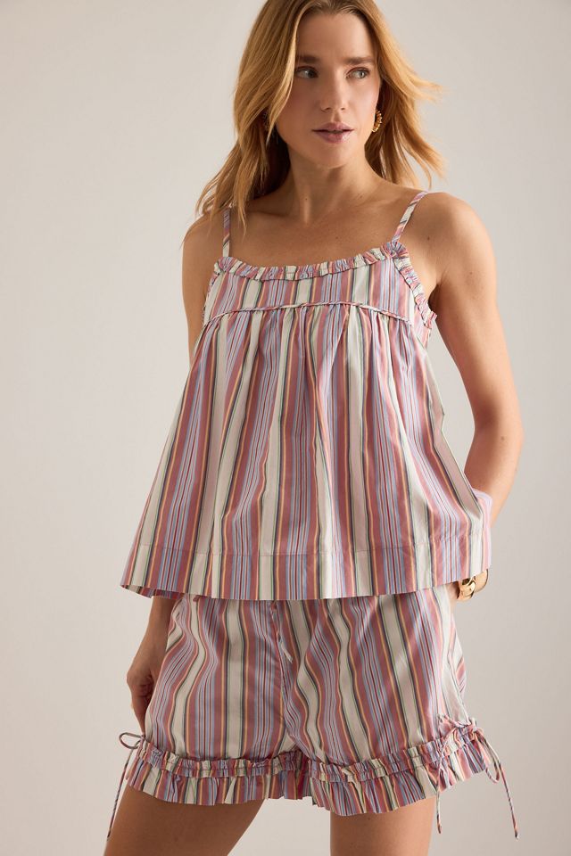 Damson Madder Flynn Frilly Bloomer Shorts | Anthropologie UK