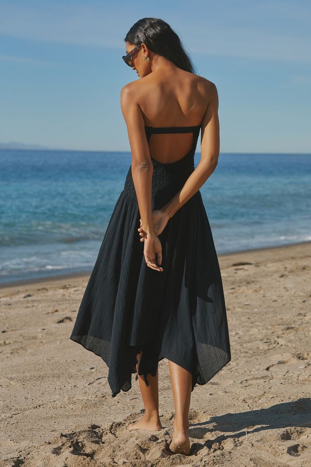 By Anthropologie Strapless Smocked Cover-Up Dress | Anthropologie