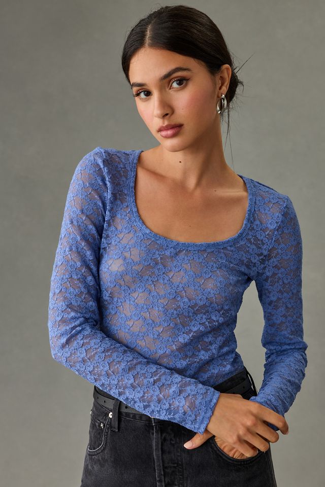 Maeve Lace Layering Top | Anthropologie