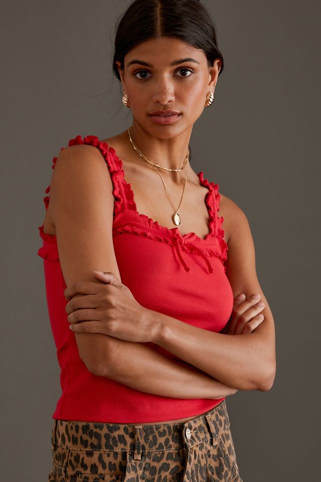 Maeve Ruffled Cami | Anthropologie