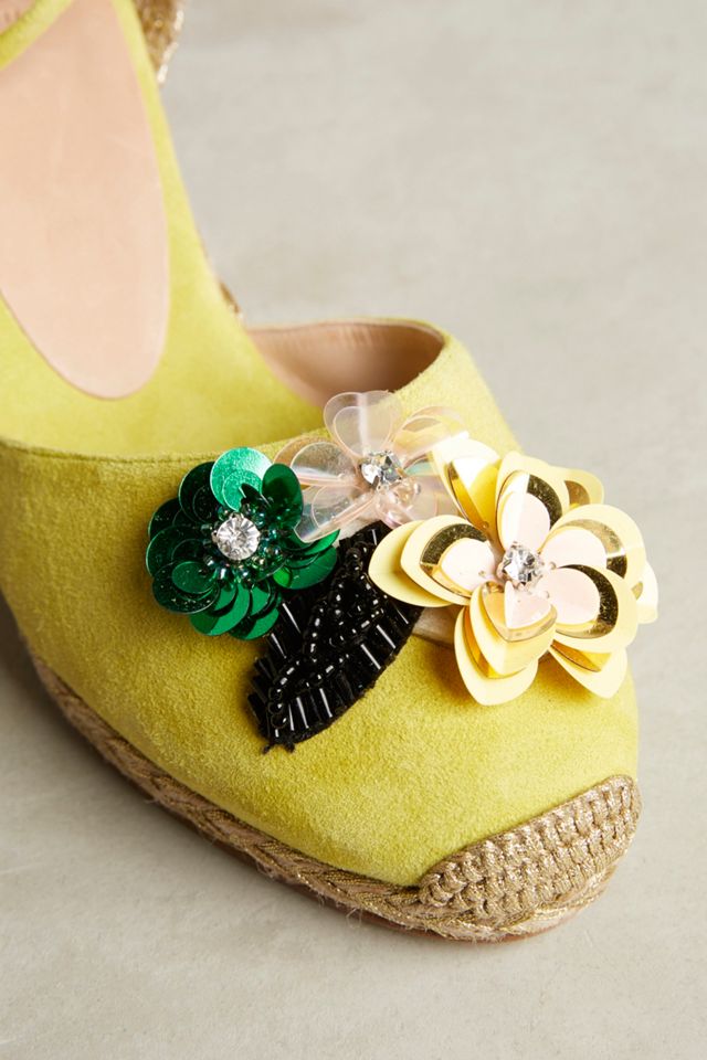 Castaner Carina Citron Wedges | Anthropologie