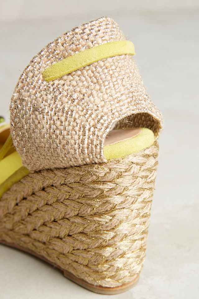 Castaner Carina Citron Wedges | Anthropologie