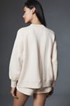 Grey State Long-Sleeve Quilted Teddy Pullover | Anthropologie