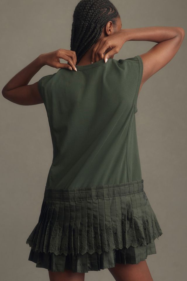 Daily Practice by Anthropologie Solid Set Mini Dress | Anthropologie