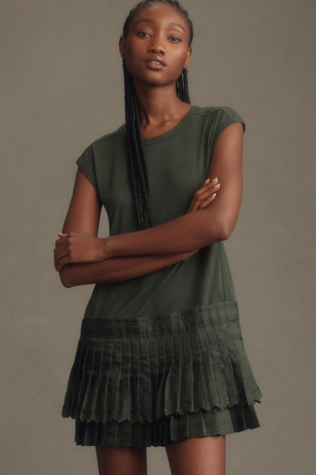 Daily Practice by Anthropologie Solid Set Mini Dress | Anthropologie