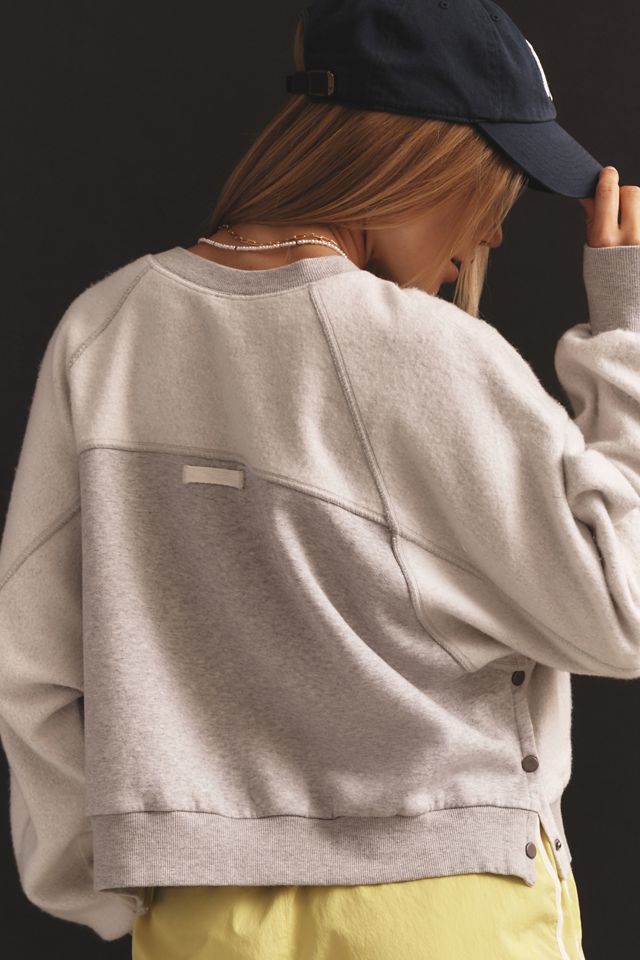 Daily Practice by Anthropologie Heather Horseshoe Sweatshirt ...