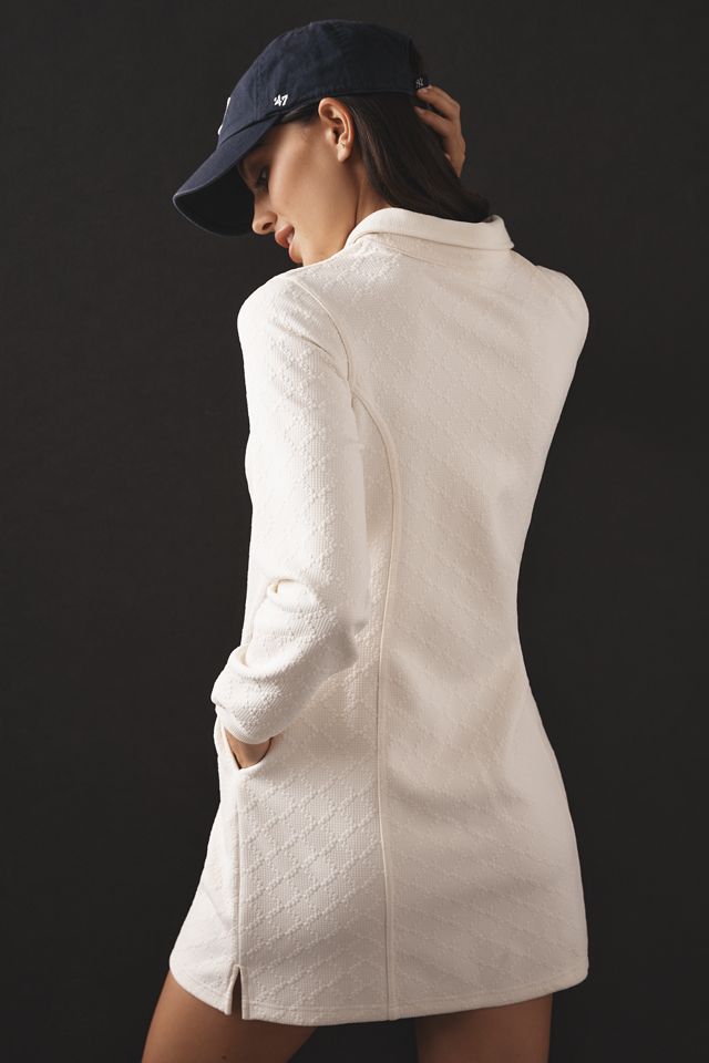 Sundays Elliott Half-Zip Collared Mini Dress | Anthropologie