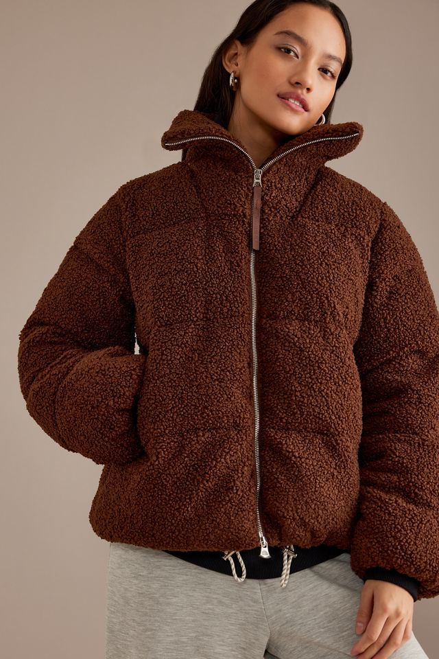Varley Wilkins Sherpa Puffer Jacket | Anthropologie UK