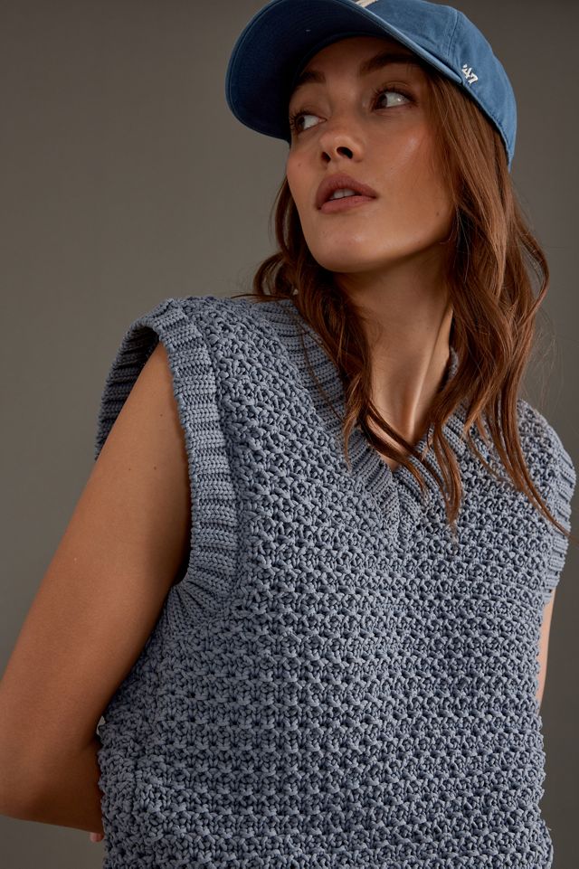 Varley Adie V-Neck Sweater Vest | Anthropologie UK