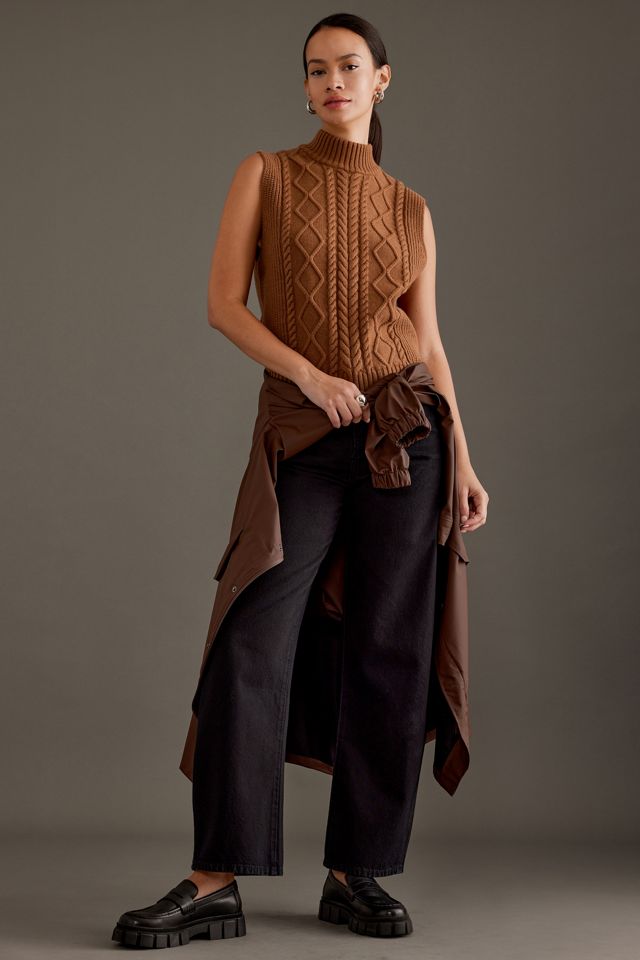 Varley Joilette Roll-Neck Sweater Vest | Anthropologie UK