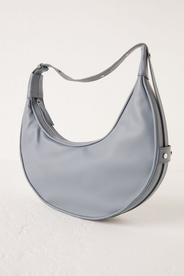 Stud Leather Moon Shoulder Bag | Anthropologie UK