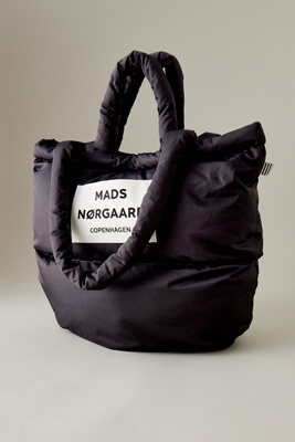 Mads Norgaard Logo Puffer Tote Bag | Anthropologie UK