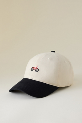 Bicycle Embroidered Baseball Cap | Anthropologie UK