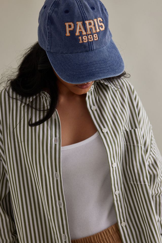 Embroidered City Baseball Cap | Anthropologie UK