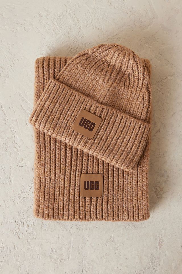 UGG Chunky Ribbed Knit Set | Anthropologie UK