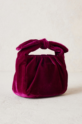 Mini Velvet Satchel Bag | Anthropologie UK