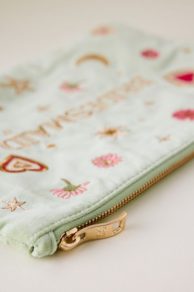 Elizabeth Scarlett Bride Embroidered Pouch | Anthropologie UK