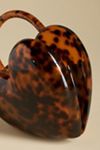 Tort Heart Top Handle Acrylic Evening Bag | Anthropologie UK