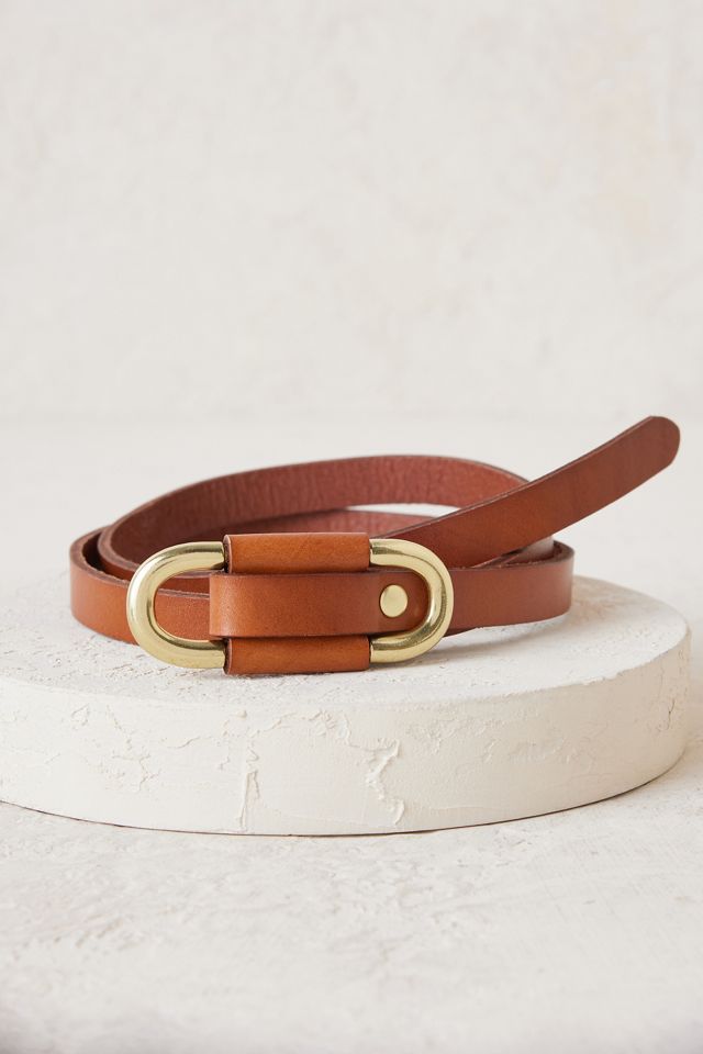 Skinny Leather Belt | Anthropologie UK