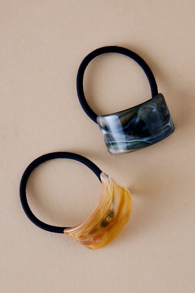 Resin-Cuff Hair Ties, Set of 2 | Anthropologie UK