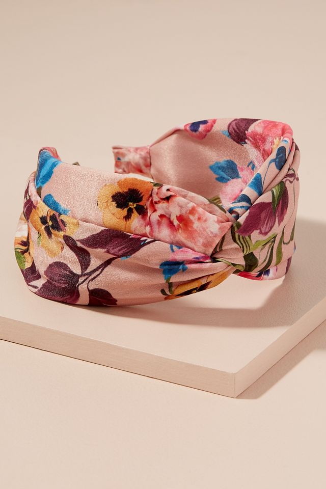 Kachel Floral Twisted Headband Anthropologie Uk