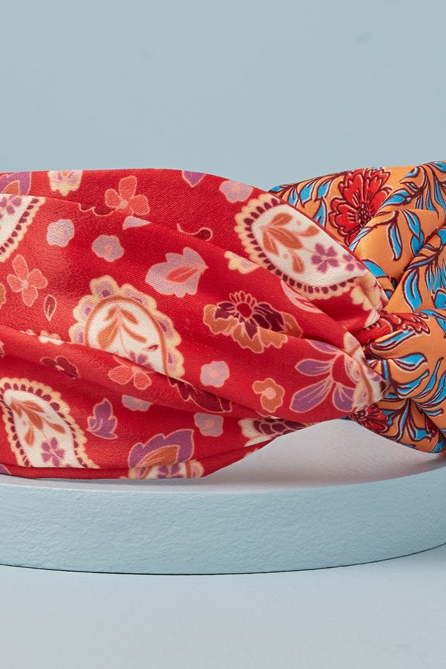 Kachel Wide Mixed Print Headband Anthropologie Uk